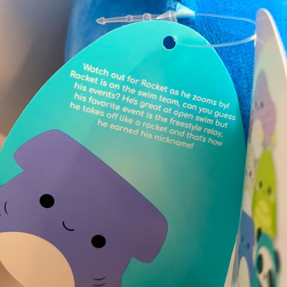 Squishmallows | Other | Nwt 8 Rocket The Hammerhead Shark Squishmallow ...